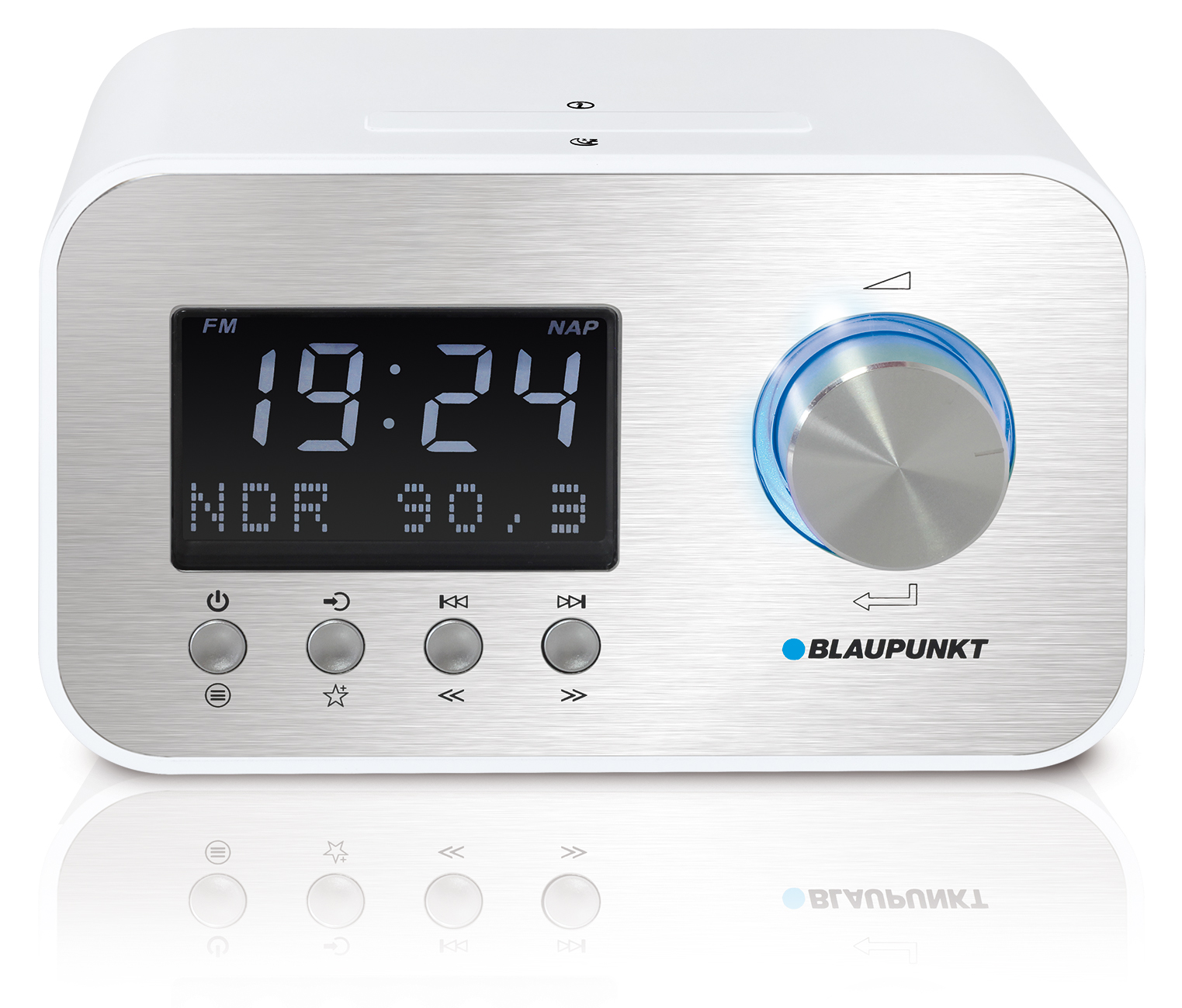 DAB + Radiowecker mit USB Ladefunktion CLRD 40 WH - Blaupunkt