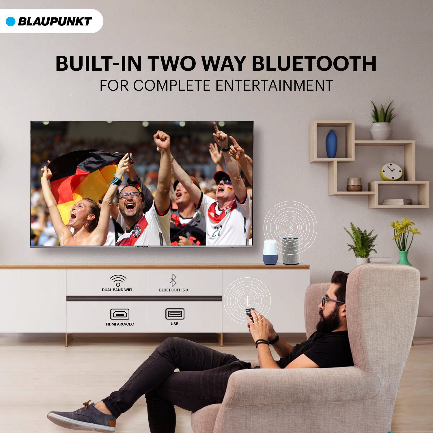Blaupunkt 139 cm (55 inch) Ultra HD (4K) LED Smart Android TV - Blaupunkt